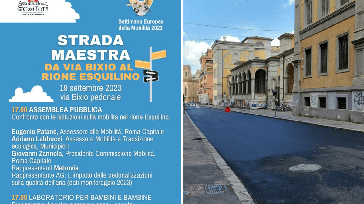 19/9/23 “Strada Maestra” Assemblea pubblica sul tema della mobilità ...