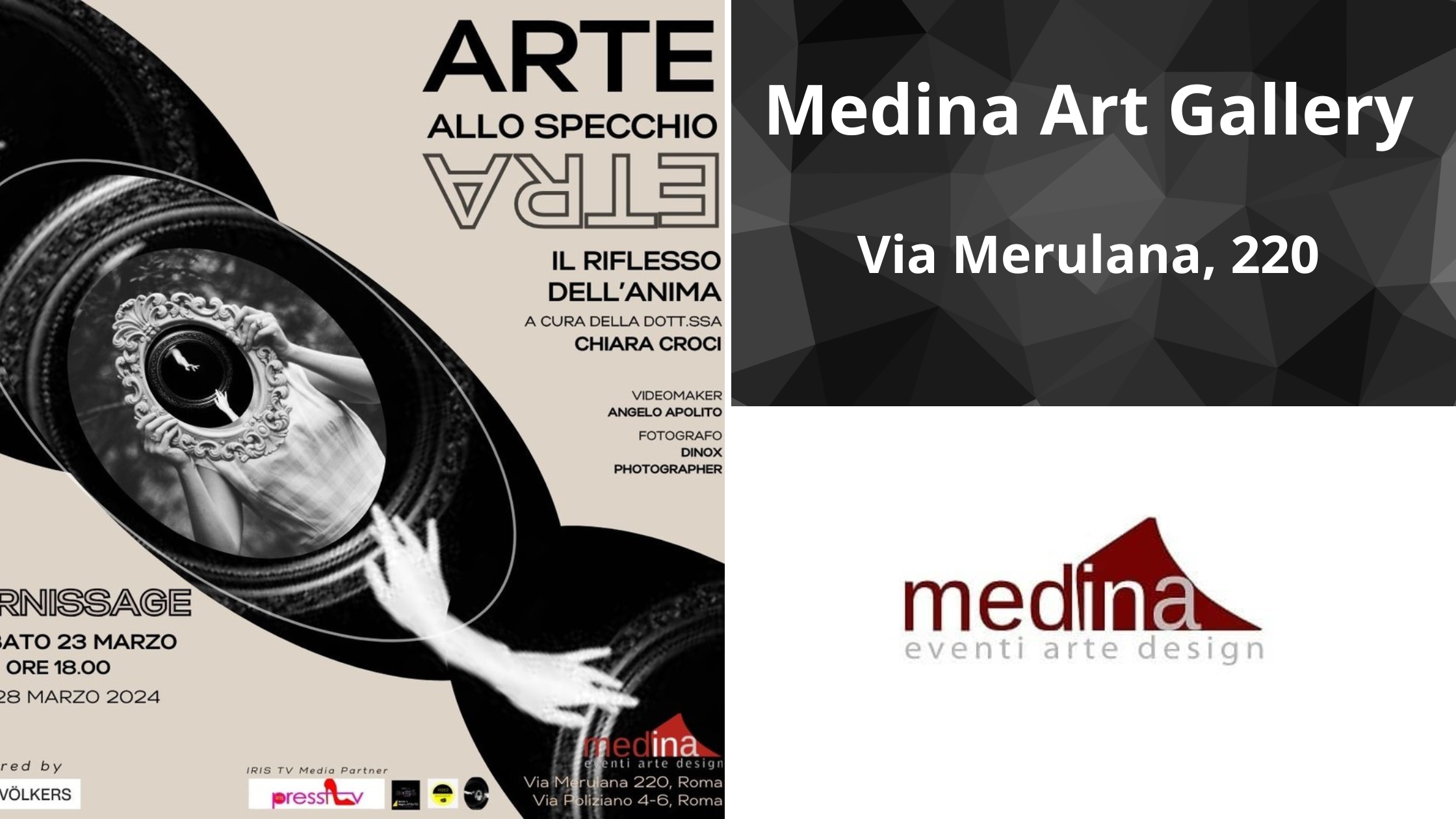 Dal 22 al 28/3/24 “Arte allo specchio – Il riflesso dell’anima” a cura ...
